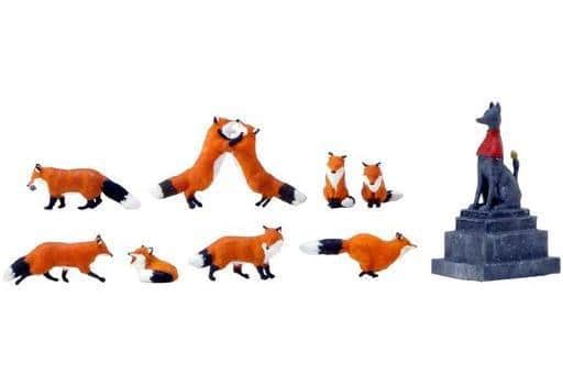 HO Gauge 1/87 Red Fox 「 Figure with 10 Japanese Animals 」 [28-851 ...