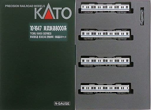 Railway model 1/150 Tobu Railway 8000 Series Update 4 Car Basic Set [10-1647] | Toy Hobby ...