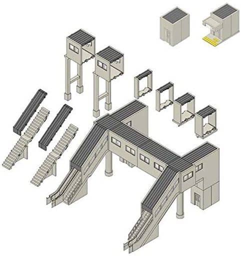 1/150 Sets with multi-overbridge elevators [4073] | Toy Hobby | Suruga ...