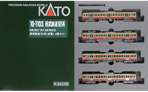 1/150 Seibu Railway Series 101 Red Electric Railway 4-car set [10-1103 ...