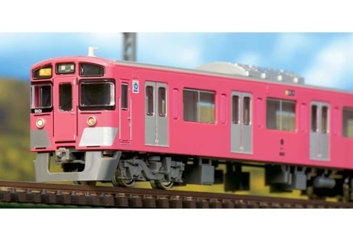 Railway model 1/150 Seibu 9000 Series 9101 Train ・ Pink ・ Destination Lighting Basic 4-car Train ...