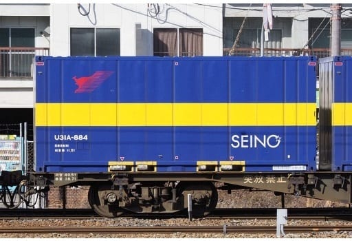 Railway model 1/150 Private U31A Container Seino Unyu (3 Pieces) [3177] | Toy Hobby | Suruga-ya.com