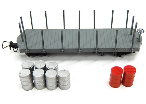 Railway model OO9 Gauge Flat Car (Gray) [5242] | Toy Hobby | Suruga-ya.com