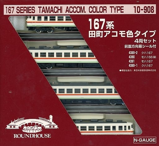 Railway model [Missing Accessories] 1/150 167 Series Tamachi Acomo Color Type (4-Car Set ...