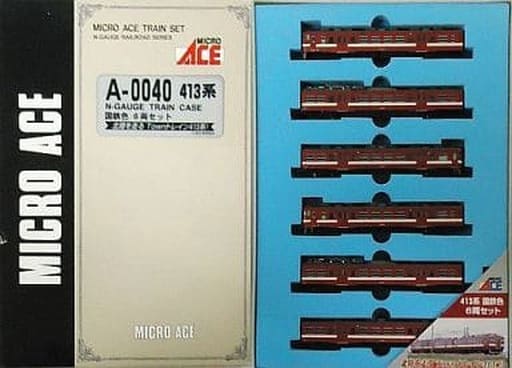 Railway model [Damaged goods] 1/150 413 series JNR color (6-car set) [A0040] | Toy Hobby ...