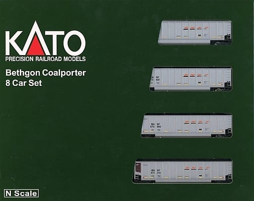 1/150 Bethgon Coalporter BNSF Swoosh 8 Ryo Set [106-4625] | Toy Hobby ...