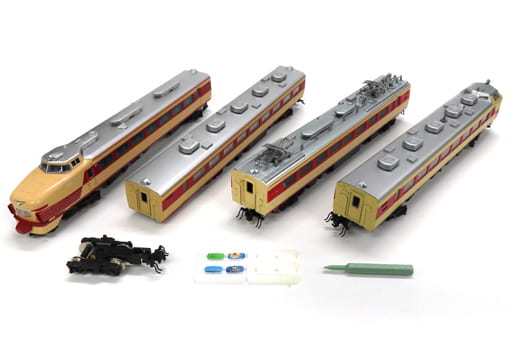 [Damaged / Missing box / accessories] 1/150 485 series limited express Midori 4-car set [10-1480 ...