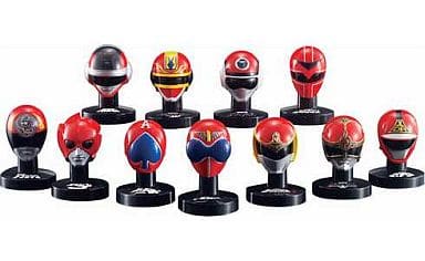 Trading figure Set of 11 Types 「 Super Sentai Mask Collection I ~ Red ...