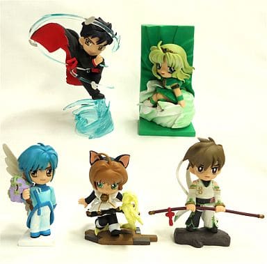 Trading figure Set of 5 Types 「 8 th Series CLAMP in 3-D LAND Trading ...