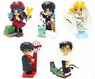 Trading figure All 5 Types Set 4 th Series CLAMP in 3-D LAND Trading ...