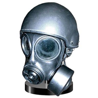 AC100 Helmet + SF10 Gas Mask Hired by British Army Airborne Special ...