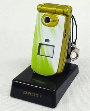 駿河屋 - FOMA P901i グリーン×ライムウェーブ 「モバイル・フィギュア・コレクション3」（トレーディングフィギュア）
