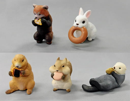 Trading figure Set of 5 Kinds 「 Enjoy eating lots of animals (kimi ...