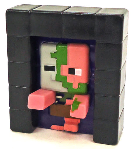 NETHER PORTAL PIGMAN "Minecraft Mini Figure Treasure Series (Red ...