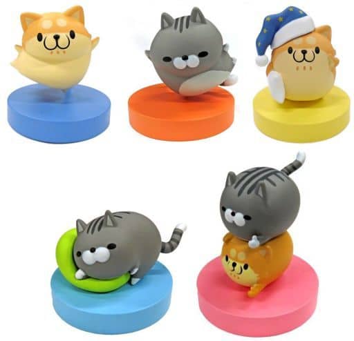 Set of 5 Kinds 「 Boneless Dog and Boneless Cat Stand Figure 」 | Toy ...