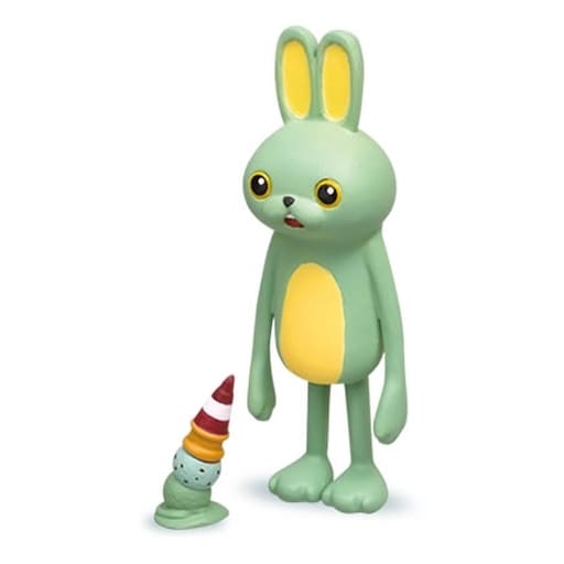 Trading figure Green Rabbit and Double Ice "Rabbit Mascot Figure with ...