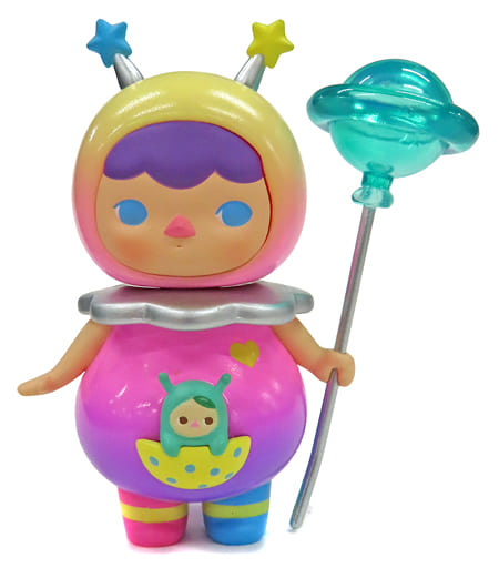 Trading figure Pink Alien "POPMART PUCKY balloon baby series" | Toy ...