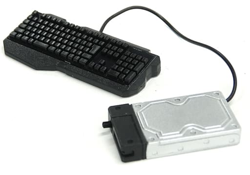 B. Keyboard (with light gimmicks) "It really shines! Gaming PC mascot ...