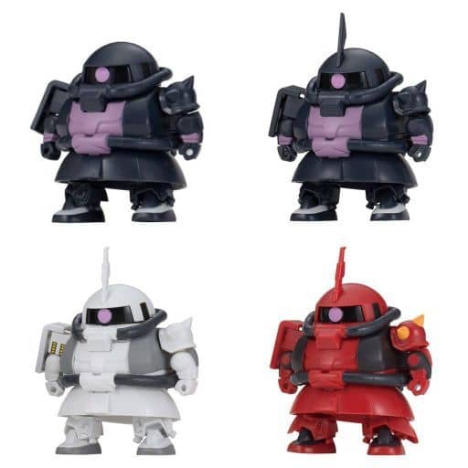 4-Type Set "Mobile Suit Gundam EXCEED MODEL SD-MS02" | Toy Hobby ...
