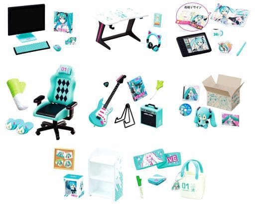 8-Variety Set "Puchi Sample Hatsune Miku Miku Miku ♪ Room" | Toy Hobby ...
