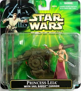 Princess Leia with Sale Barge Cannon 「 Star Wars Power of the Jedi ...