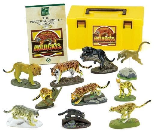 WILD CATS Box - Wildcat Box - Wild Cats (10-Animal Set) 「 ENDANGERED ...