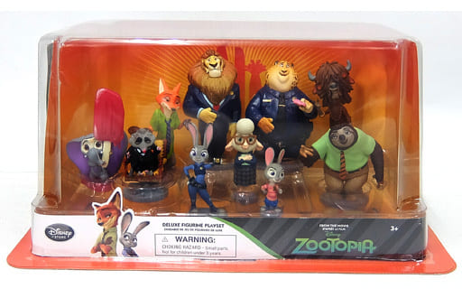 Deluxe Figure Set (10-Piece Set) 「 ZOOTOPIA 」 Painted Finished Product ...