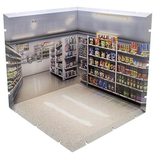 Jiora-Manshon 150 Convenience Store 1/12 display diorama for Figures ...