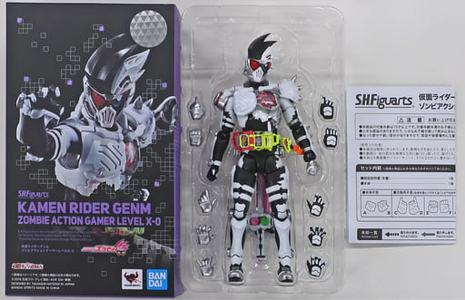 Figure S. H. Figuarts Kamen Rider Genmu Zombie Action Gamer Level X-0 ...