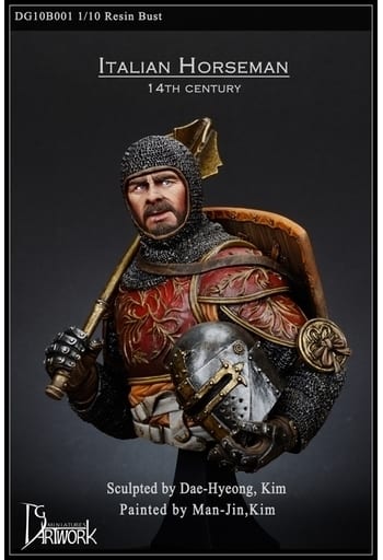 Figure 1/10 Italian Knights 14th Century (Bust) Resin Cast Kit ...