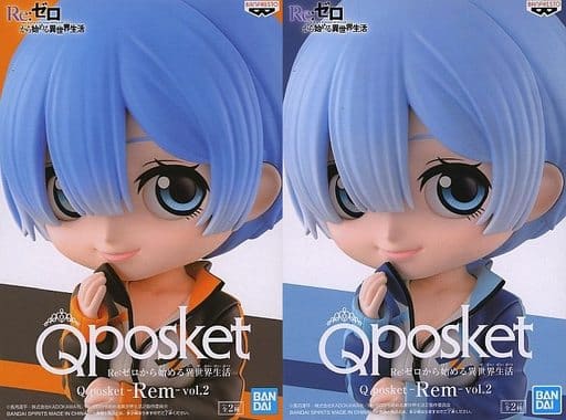 Figure Set of 2 "Re:ZeRo Starting Life in Another World" Q posket-Rem ...