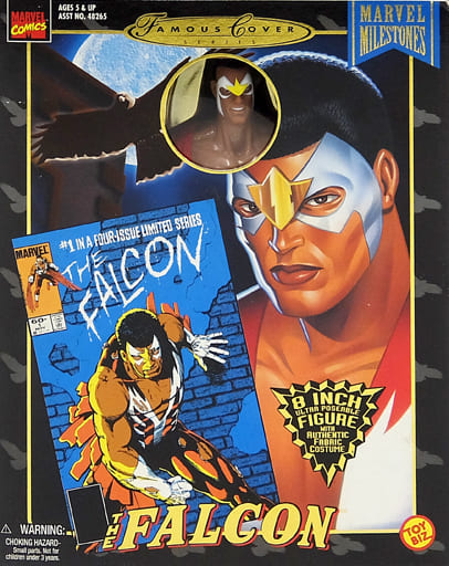 Falcon Marvel Comics Famous Covers 8 "Ultra Pozable Figure | Toy Hobby ...