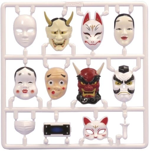 Figure Figure Mask (Japanese) 1/12 Prepainted Assembly Type Plastic Kit ...