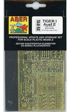 1/35 German Tiger I rear tank (for Tamiya Italeri Academy) etching ...