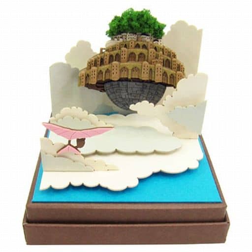 Model Studio Ghibli Mini CASTLE IN THE SKY : Laputa floating in the sky ...