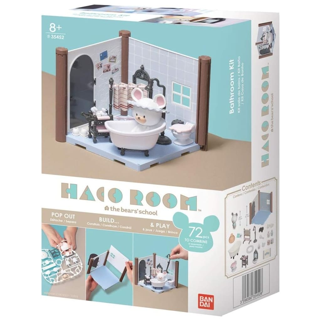 HACO ROOM - Haco Room - Bathroom Kit "Bear School" | Toy Hobby | Suruga ...