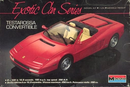 Plastic model 1/24 TESTAROSSA CONVERTIBLE [2782] | Toy Hobby | Suruga ...