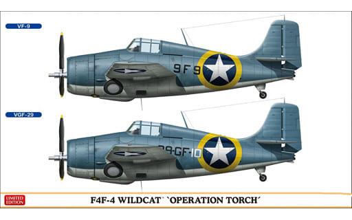 Plastic model 1 / 72F4F-4 Wildcat ` Operation Torch ` [02240] | Toy ...