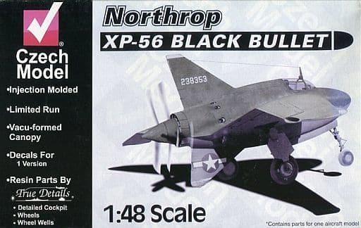 Plastic model 1/48 Northrop XP-56 Black Bullet [4808] | Toy Hobby ...