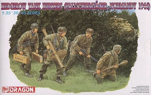 Plastic model 1/35 WW. II German Fallschirmjäger Anti-Tank Normandy 1944 [DR6127] | Toy Hobby ...
