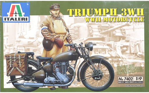 1/9 WW. II British Army Military Motorcycle Triumph 3 hw [7402] | Toy ...