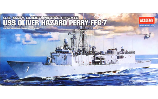 Plastic model 1/350 U.S. NAVY GUIDED MISSILE FRIGATE USS OLIVER HAZARD ...