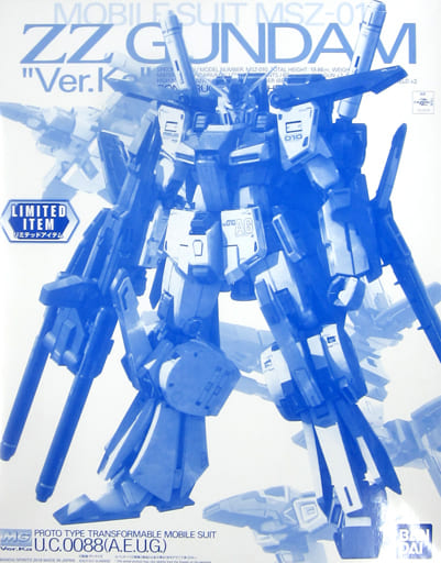 1/100 MG MSZ-010 Double Zeta Gundam Ver. Ka Clear Color 「 MOBILE SUIT GUNDAM ZZ 」 Event Limited ...