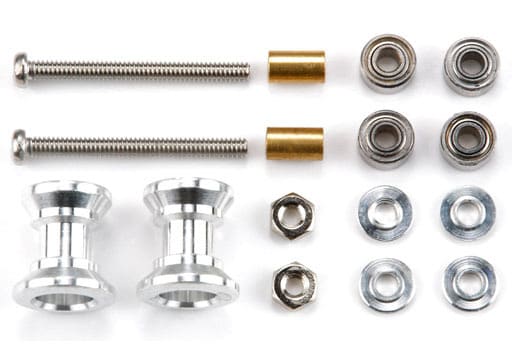 2-Step Aluminum Roller Set (9-8mm) "Mini 4 wd Upgrade Parts Series No ...