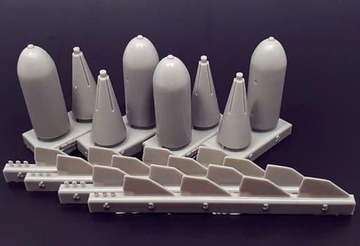 Plastic model 1/32 US 500 lb AN-M64A1 Bomb Detail Up Parts [HAUBRL32036 ...