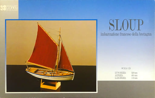Plastic model 1/25 SLOUP - Sloop - Wood Kit [SM43] | Toy Hobby | Suruga ...