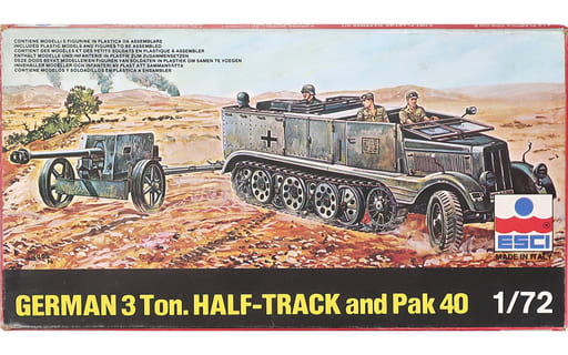 Plastic model 1/72 GERMAN 3 Ton. HALF-TRACK and Pak 40 - German 3 Ton ...