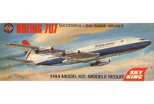 Plastic model 1/144 BRITISH AIRWAYS BOEING 707 - British Airways Boeing ...