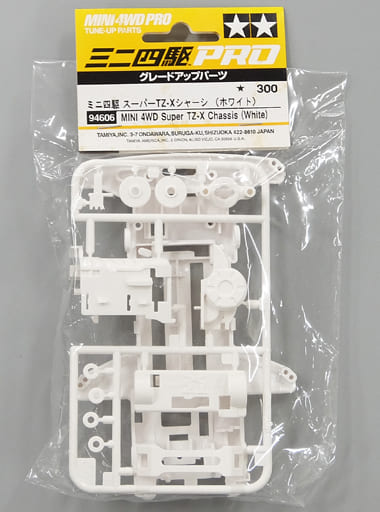 Plastic model Mini 4 wd Super TZ-X Chassis (White) 「 Mini 4 wd PRO ...