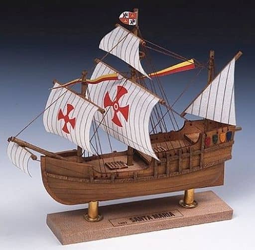 Plastic model Santa Maria "Mini Sailing Ship Series No. 2" Wooden Kit ...